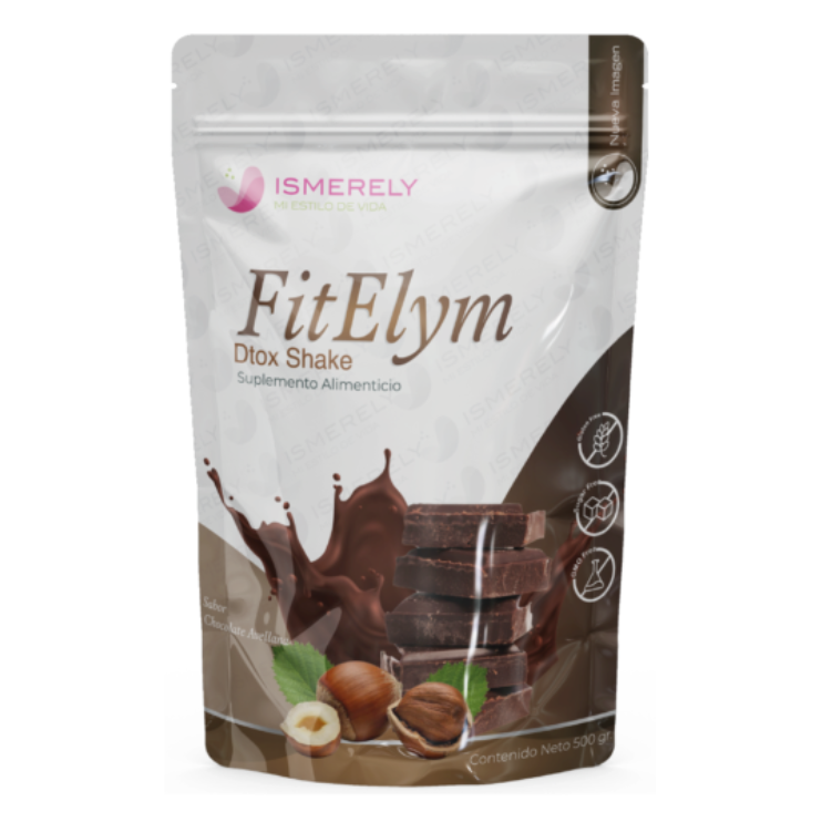 Ft-Elym DTX shake sabor chocolate avellana 500g